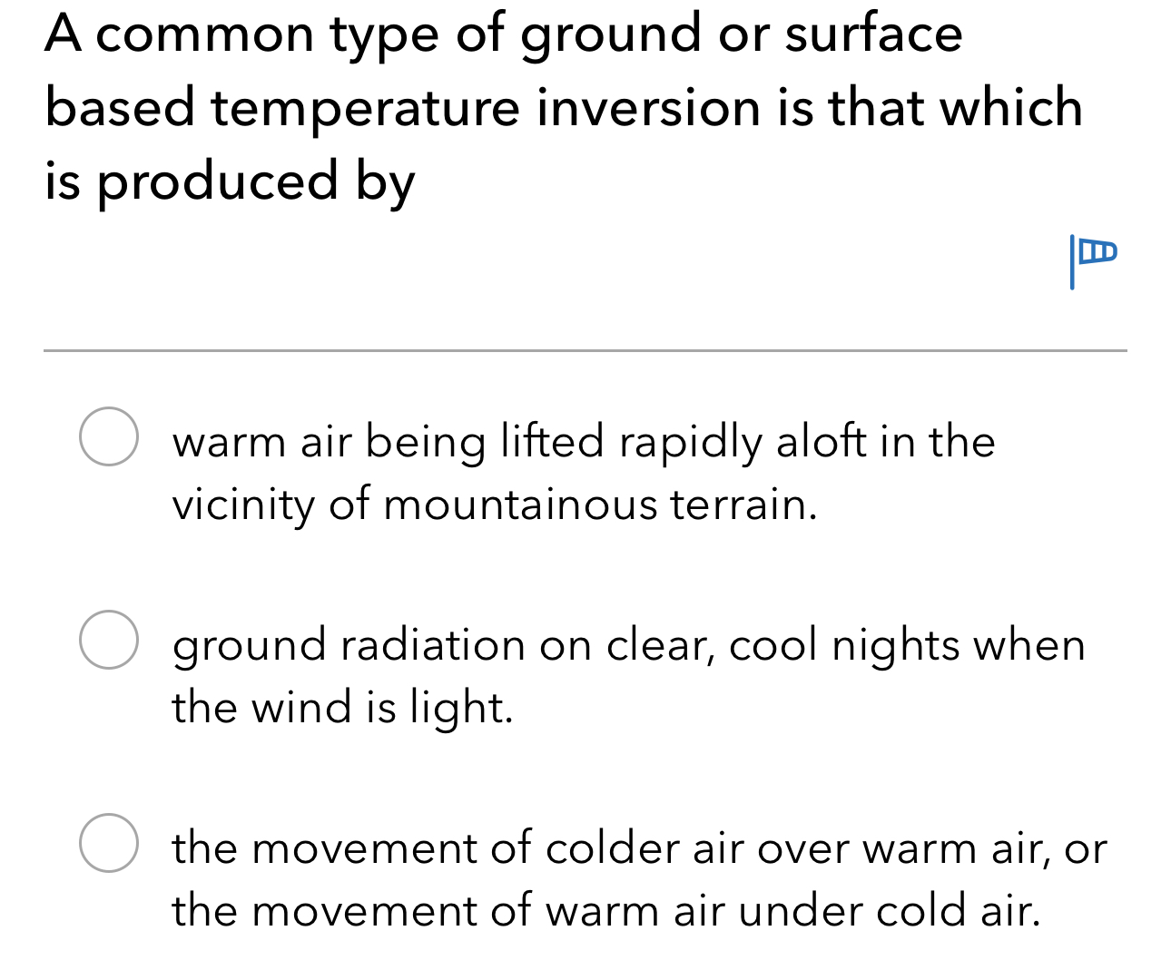 Solved A common type of ground or surface based temperature | Chegg.com