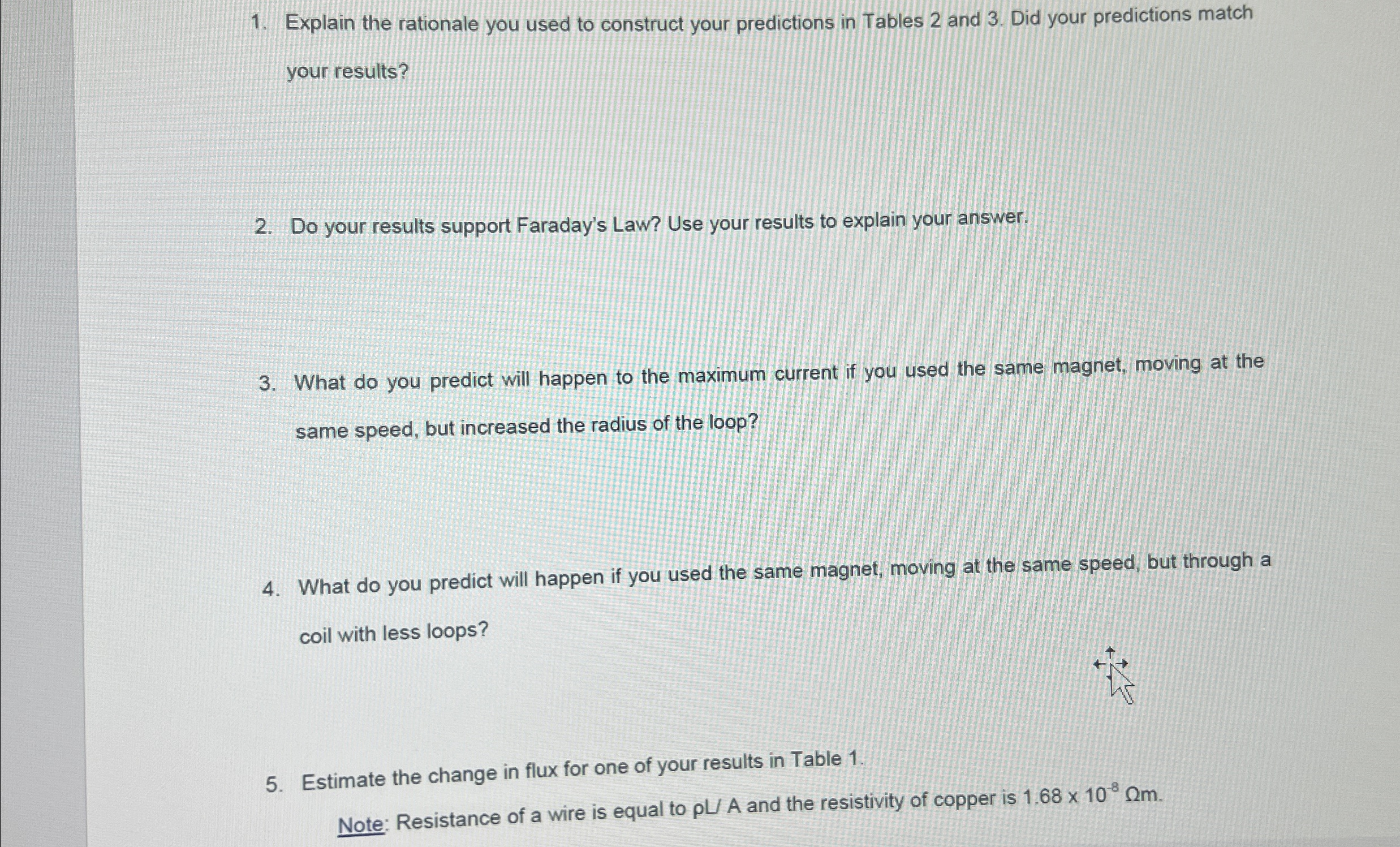 Solved Explain the rationale you used to construct your | Chegg.com