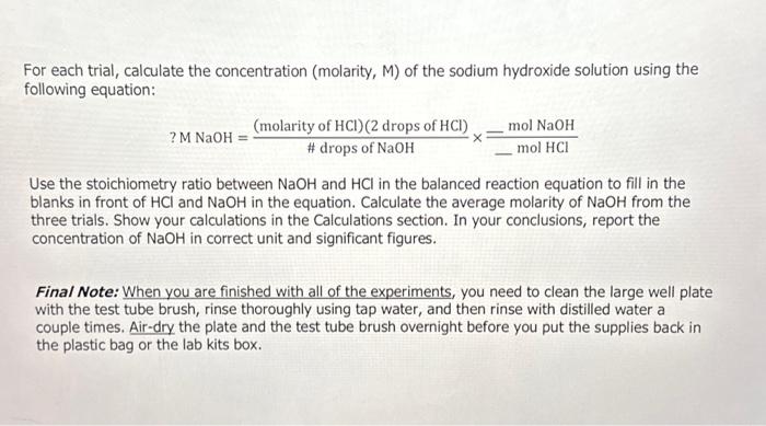 Introduction - Acid-Base Titration and Stoichiometry | Chegg.com