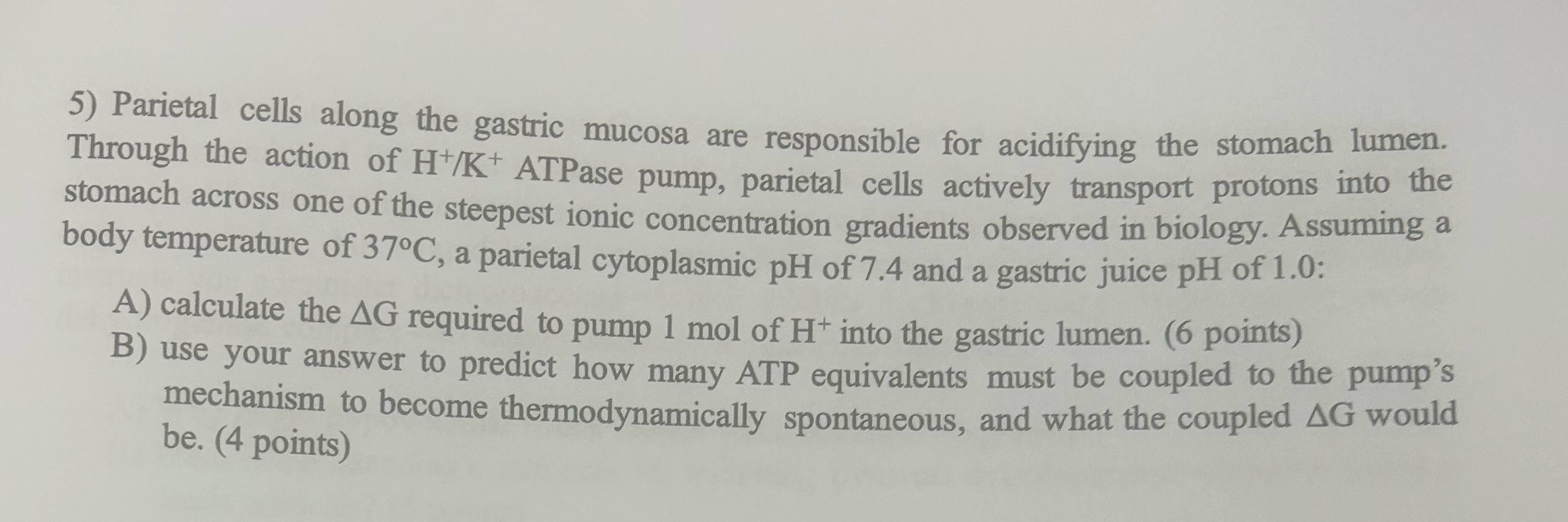 Solved Parietal cells along the gastric mucosa are | Chegg.com