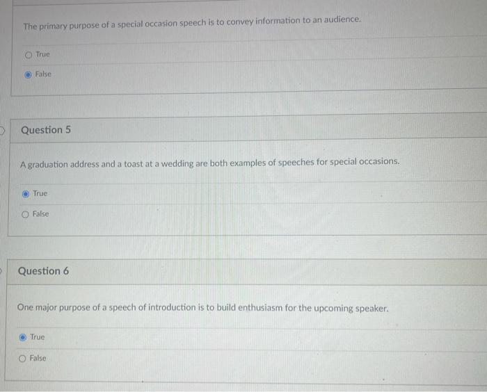 As your textbook explains, speeches of introduction | Chegg.com