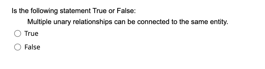 Solved Is the following statement True or False:Multiple | Chegg.com