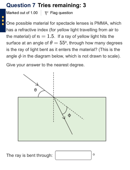 Solved Question 7 Tries remaining: 3 Marked out of 1.00P | Chegg.com Solved Question 7 Tries remaining: 3 Marked out of 1.00P | Chegg.com