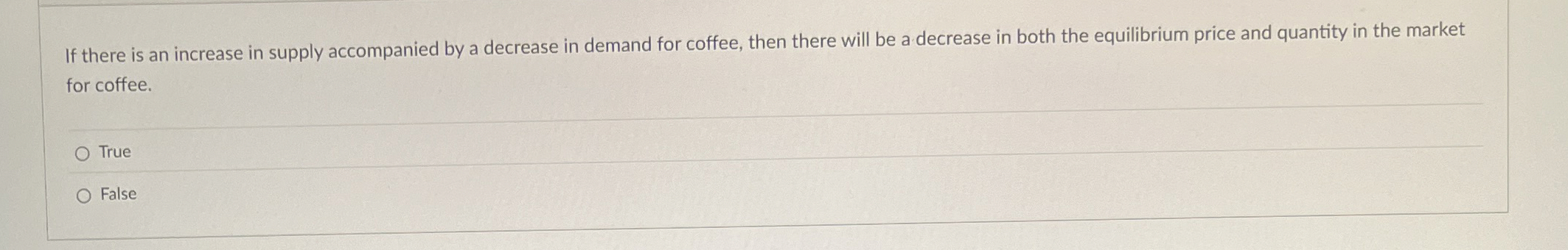 Solved If there is an increase in supply accompanied by a | Chegg.com
