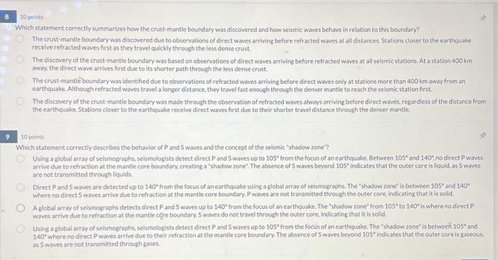 Solved Which statement correctly summarizes how the | Chegg.com