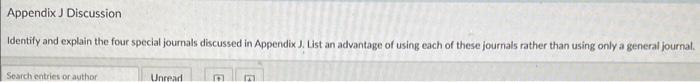 Solved Appendix J Discussion Identify and explain the four | Chegg.com
