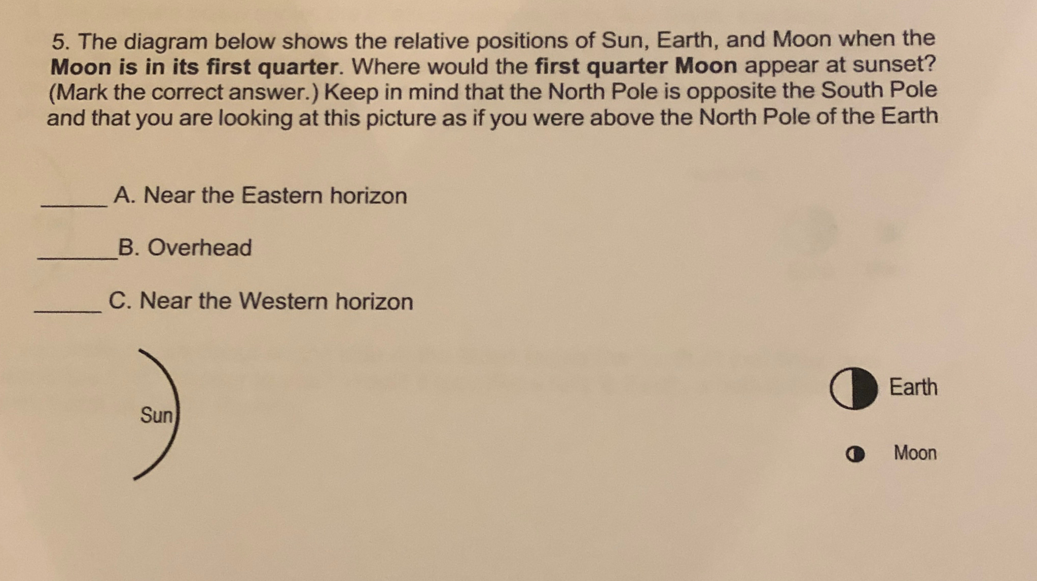 Solved The diagram below shows the relative positions of | Chegg.com