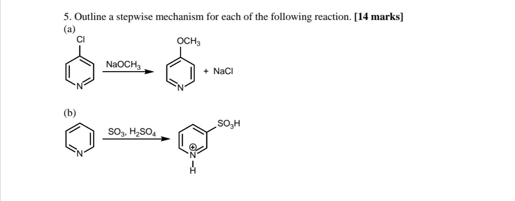 Solved Outline a stepwise mechanism for each of the | Chegg.com