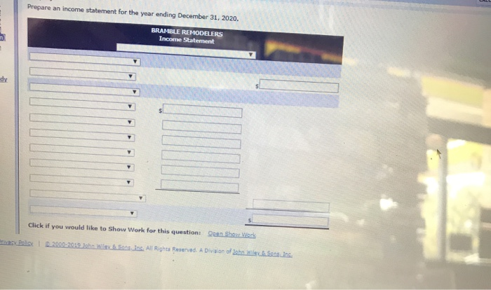 Solved ment Practice Exercise 3-04 (Part Level Submission) | Chegg.com