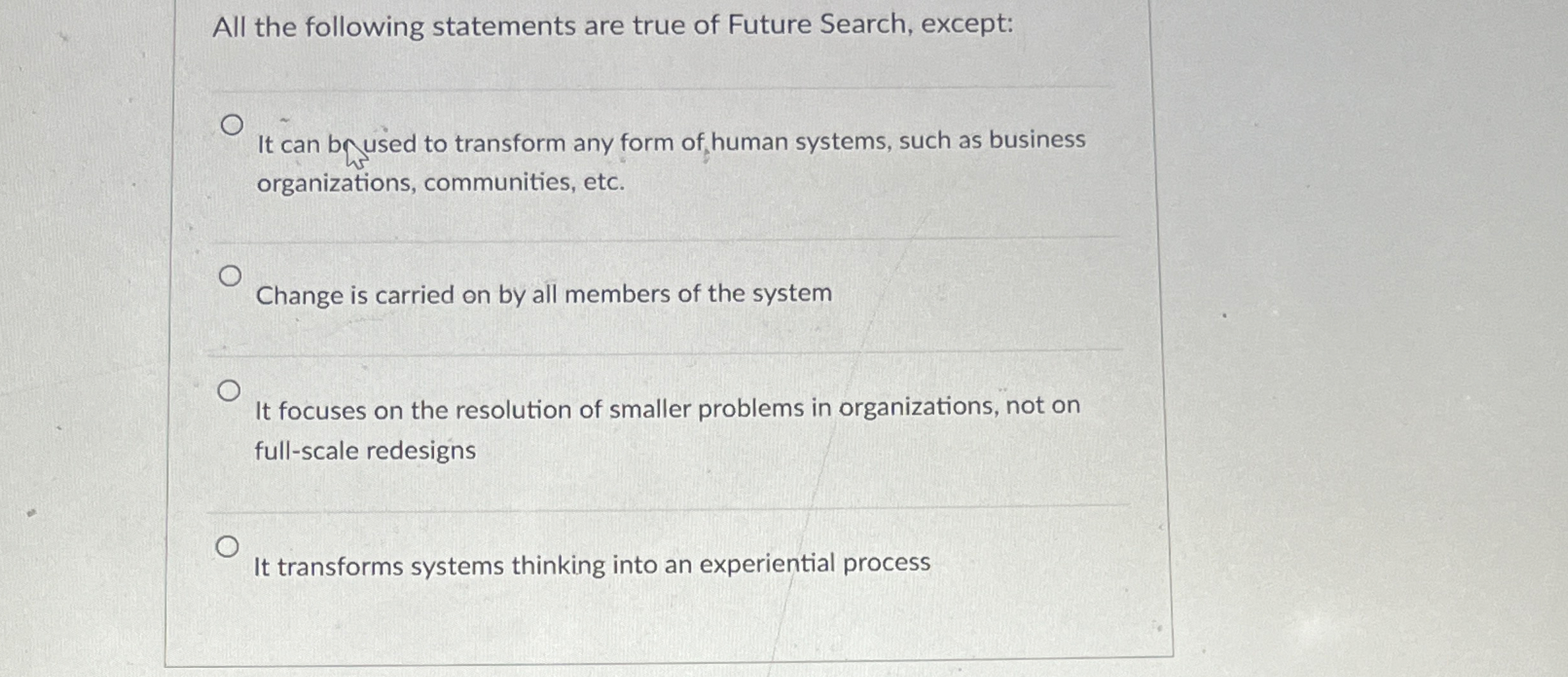 Solved All the following statements are true of Future | Chegg.com