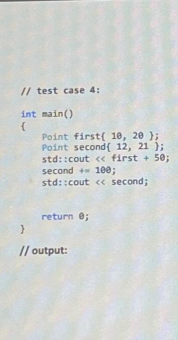 Solved Lab6 Create a Point class, implement Equality | Chegg.com Solved Lab6 Create a Point class, implement Equality | Chegg.com