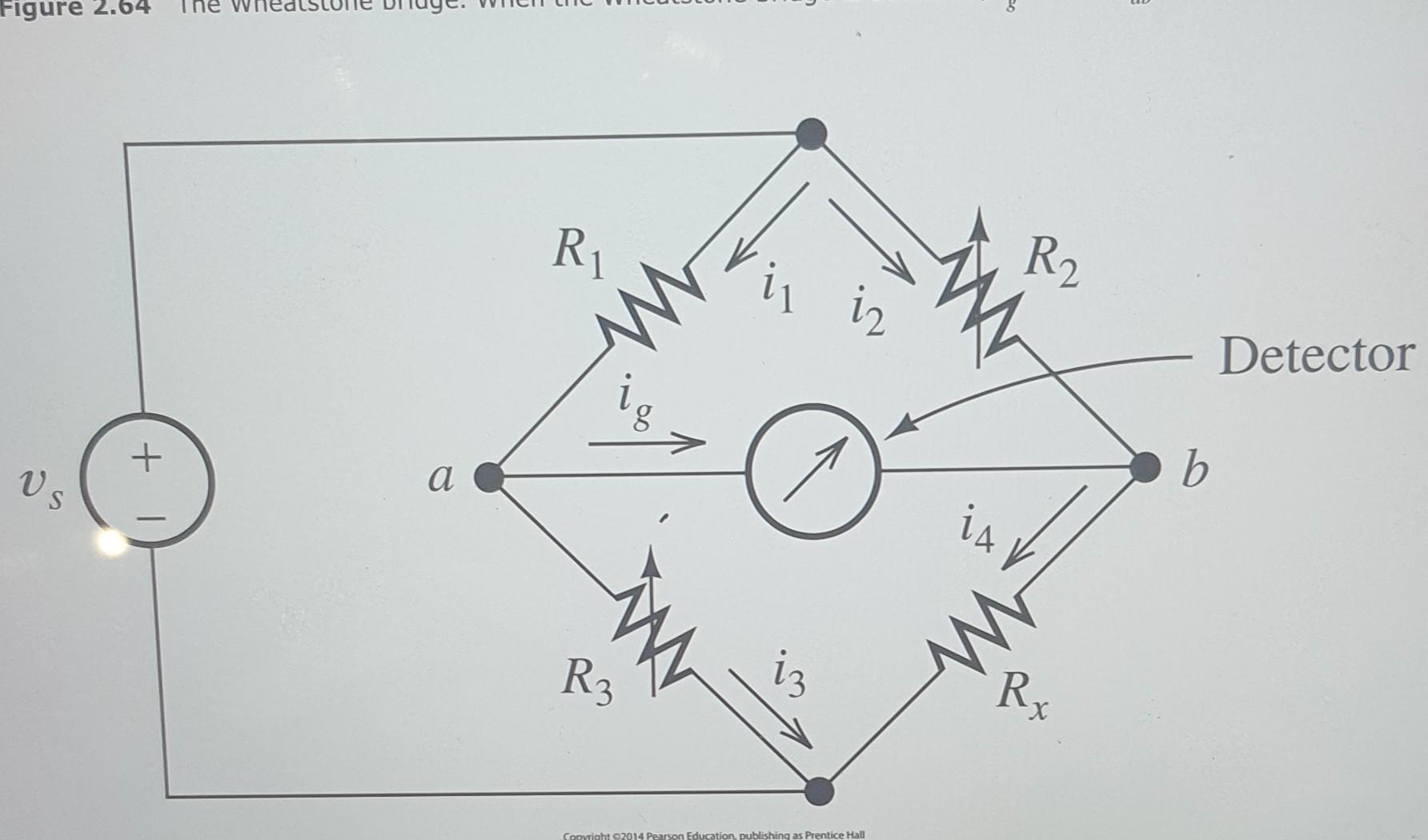 Solved The Wheatstone bridge shown is balanced with | Chegg.com