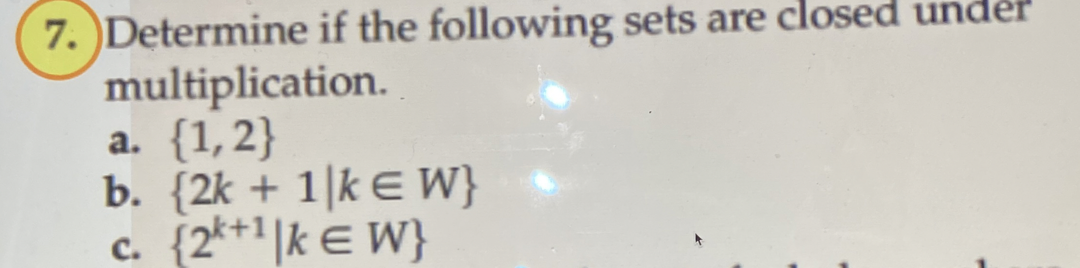 Solved Determine if the following sets are closed | Chegg.com