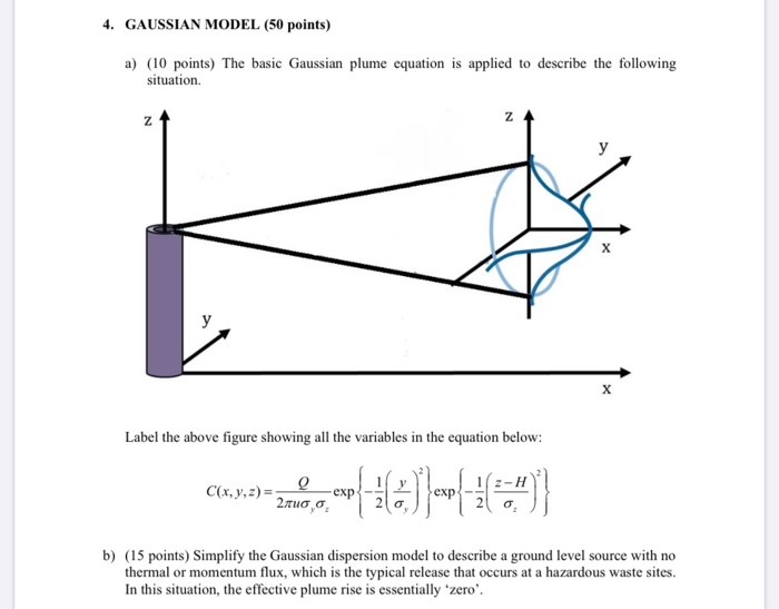 Solved 4. GAUSSIAN MODEL (50 points) a) (10 points) The | Chegg.com
