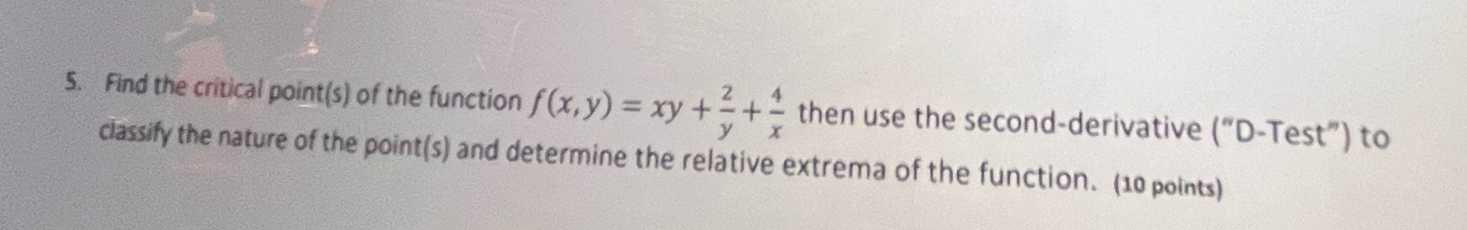 Solved Find the critical point(s) ﻿of the function | Chegg.com