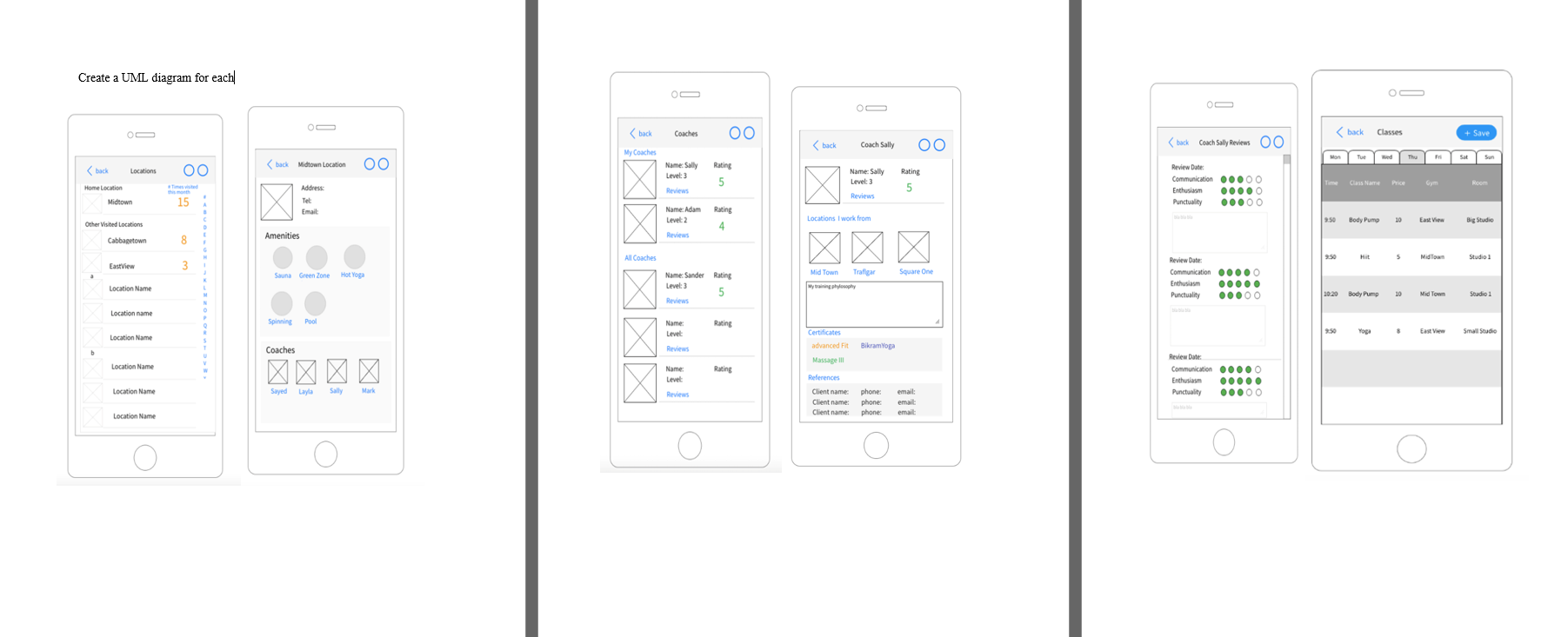 Solved Create a UML diagram for each| | Chegg.com