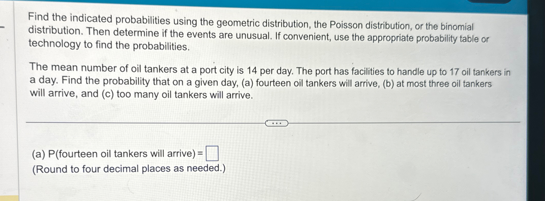 Find the indicated probabilities using the geometric | Chegg.com