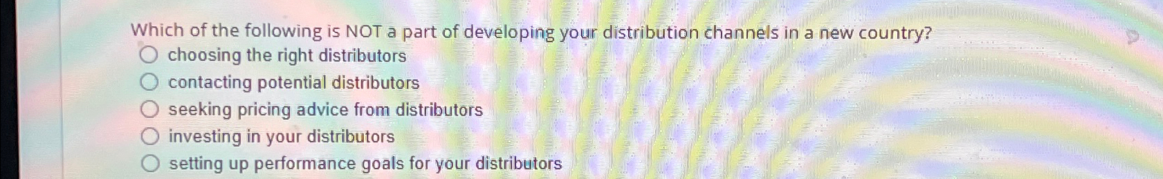 Solved Which of the following is NOT a part of developing | Chegg.com