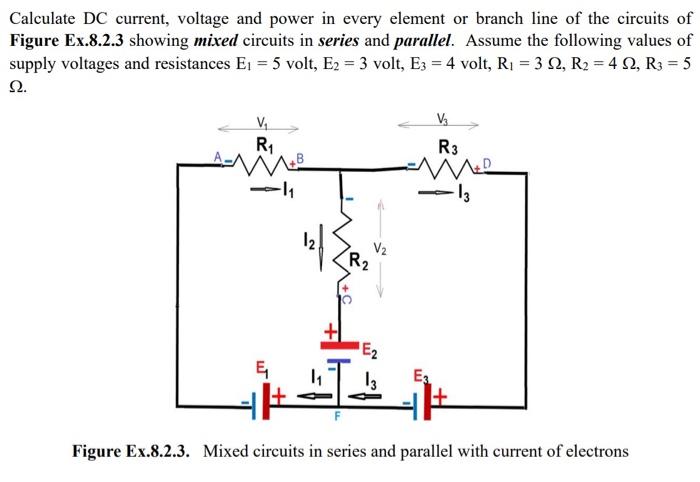 Solved Calculate DC current, voltage and power in every | Chegg.com