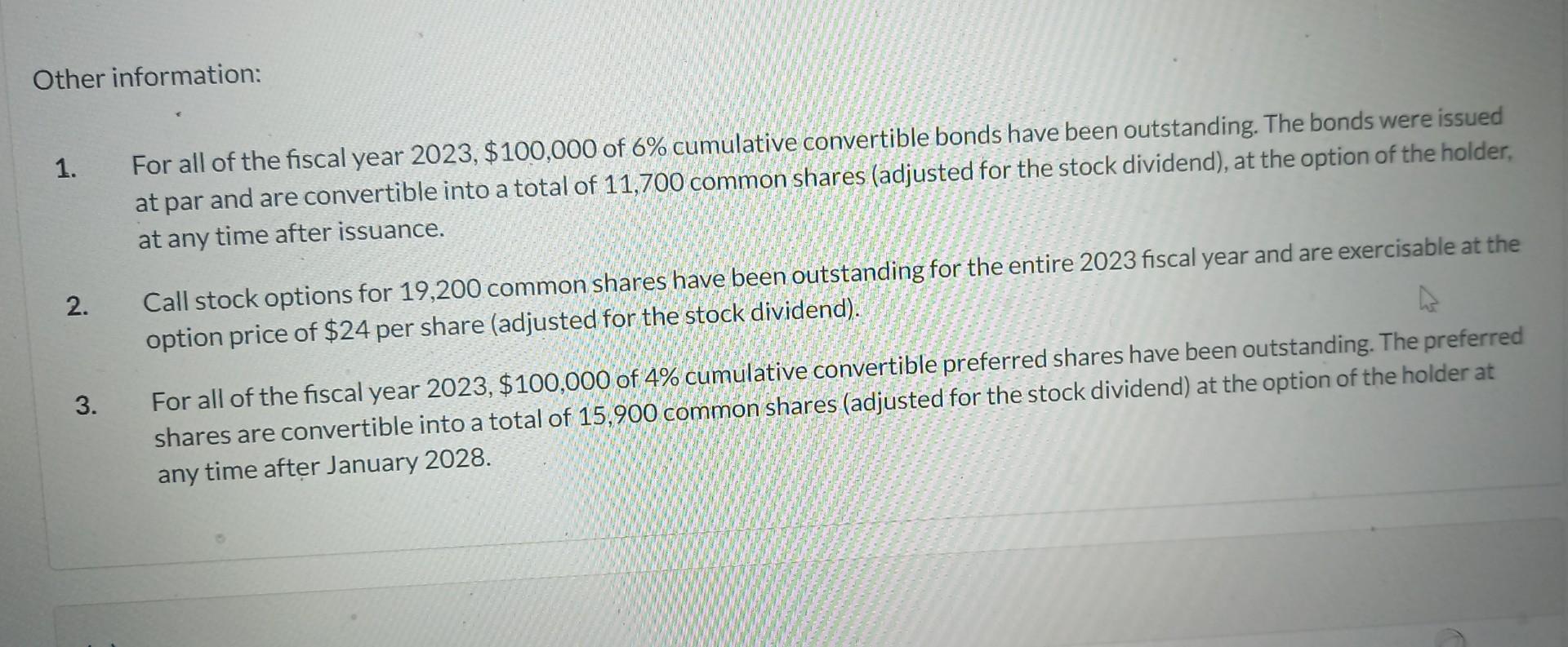 Solved The following information is available for Blossom | Chegg.com