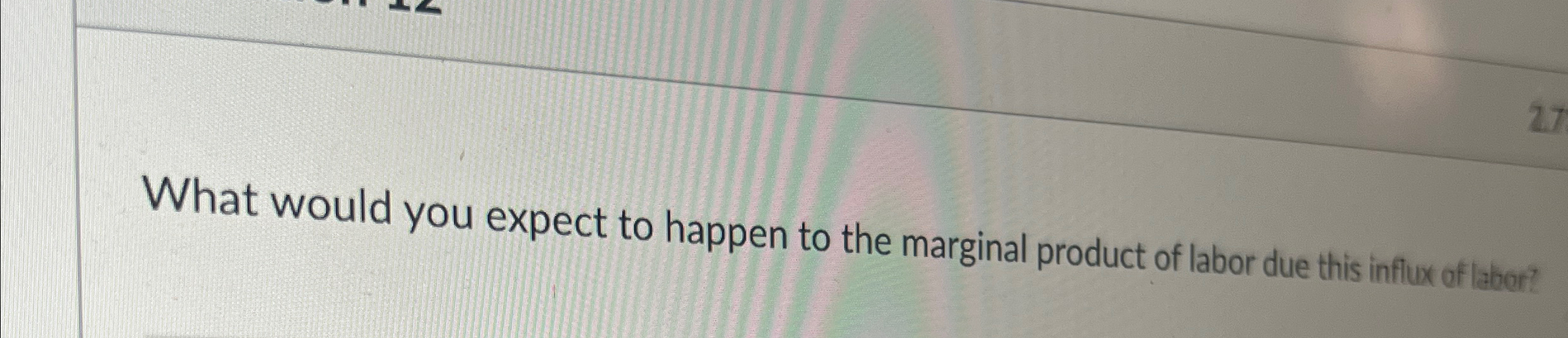 Solved What would you expect to happen to the marginal | Chegg.com