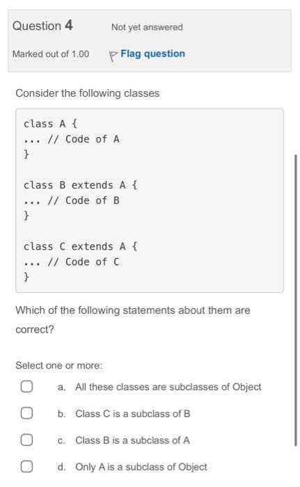Solved Consider the following piece of code:Consider the | Chegg.com