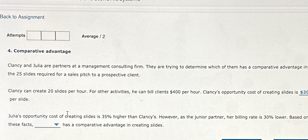 Solved Back to AssignmentAttemptsAverage / 24. ﻿Comparative | Chegg.com