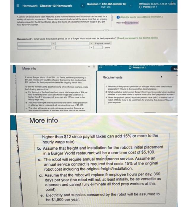 = Homework Chapter 12 Homework Question 7, E12-36A | Chegg.com