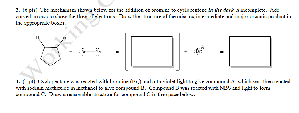Solved 3. ( 6 ﻿pts ) ﻿The mechanism shown below for the | Chegg.com