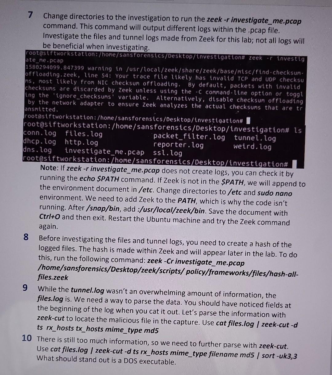 Solved Study the provided .pcap file (investigate_me.pcap), | Chegg.com