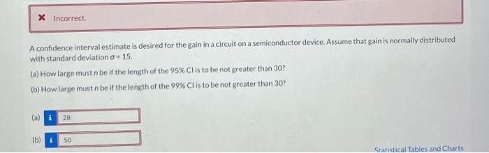 Solved A confidence interval estimate is desired for the | Chegg.com
