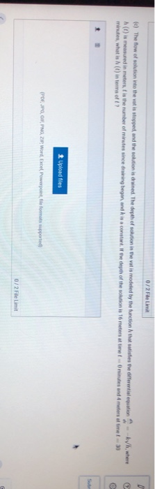 Solved Unless otherwise specified answers (numeric or | Chegg.com