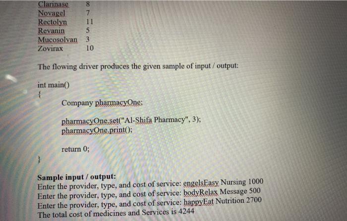 Solved Define a struct called Medicine that has the two | Chegg.com