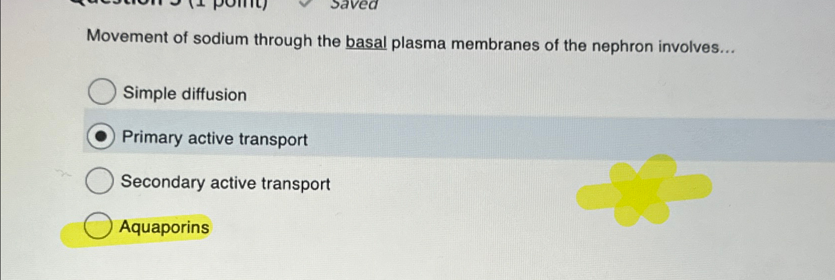Solved Movement of sodium through the basal plasma membranes | Chegg.com