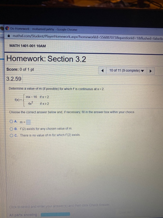 Solved Do Homework - mohamed jarkhy - Google Chrome | Chegg.com