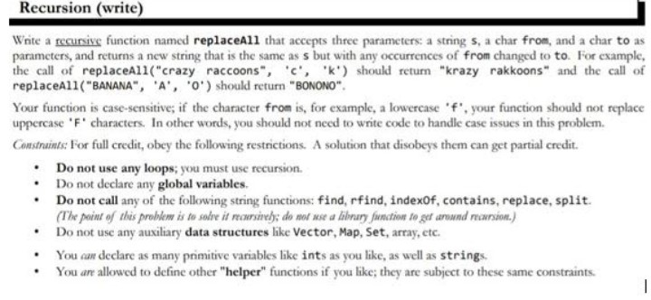 Solved Recursion (write) Write a recursive function named | Chegg.com