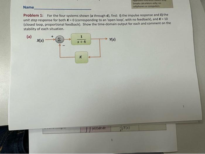Solved Simple calculators onty: no Name cellphones or | Chegg.com