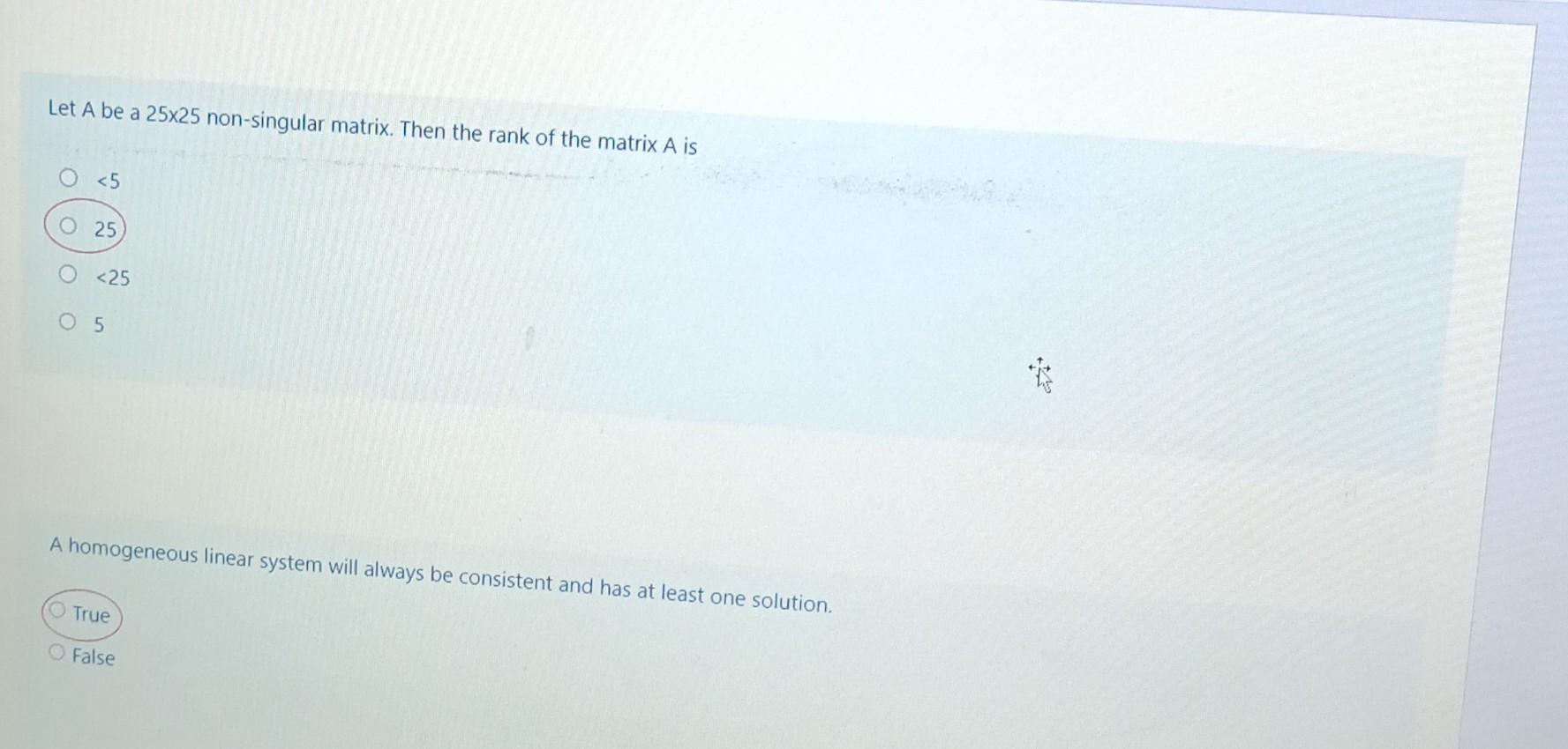 Solved Consider a homogeneous system Ax=0 with A being a 7x7 | Chegg.com
