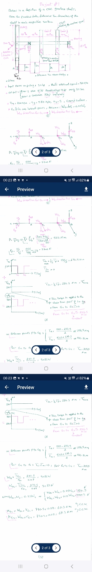 calculate the diameters d1, ﻿d2, ﻿d3, ﻿d4, ﻿d5 ﻿as | Chegg.com