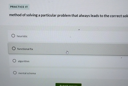 Solved PRACTICE ITmethod of solving a particular problem | Chegg.com