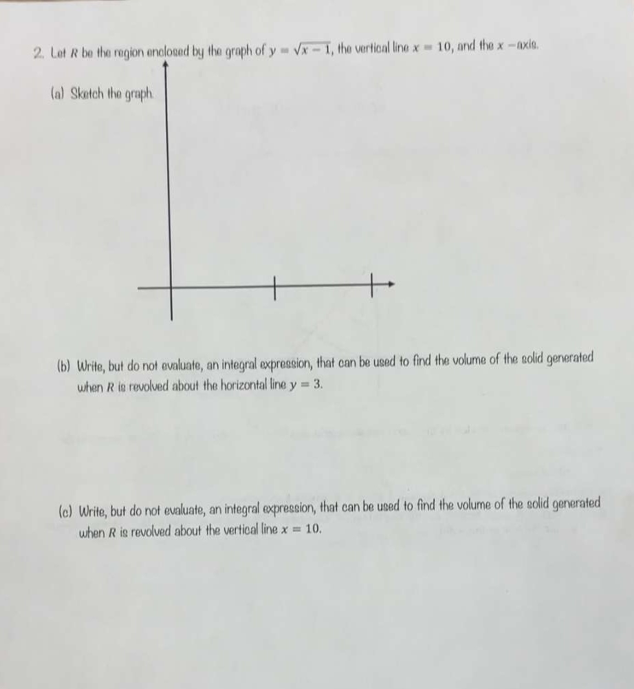 Solved Let R ﻿be the region enclosed by the graph of y=x-12, | Chegg.com