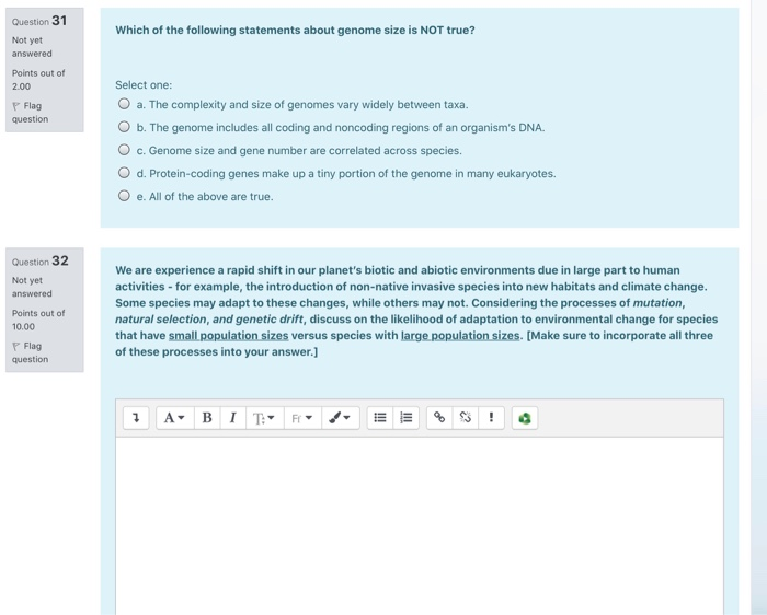 Solved Question 31 Which of the following statements about | Chegg.com