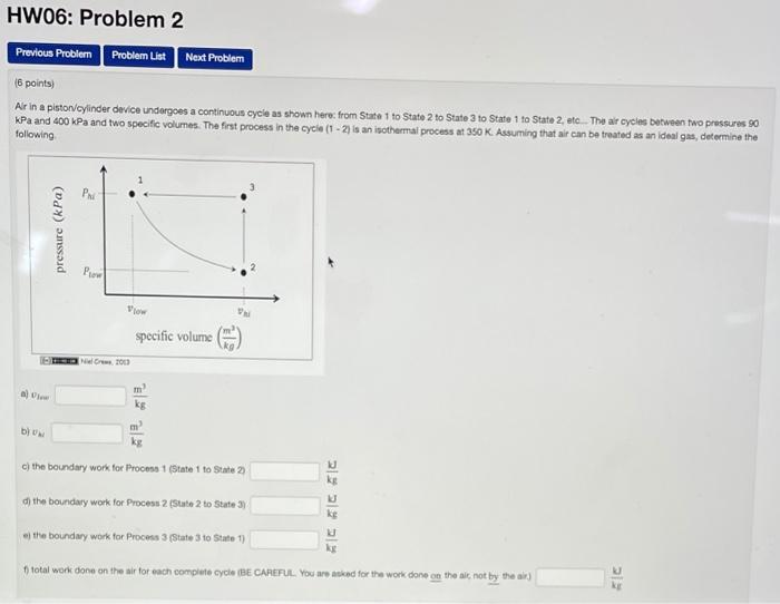 Solved HW06: Problem 2 Previous Problem Problem List Next | Chegg.com