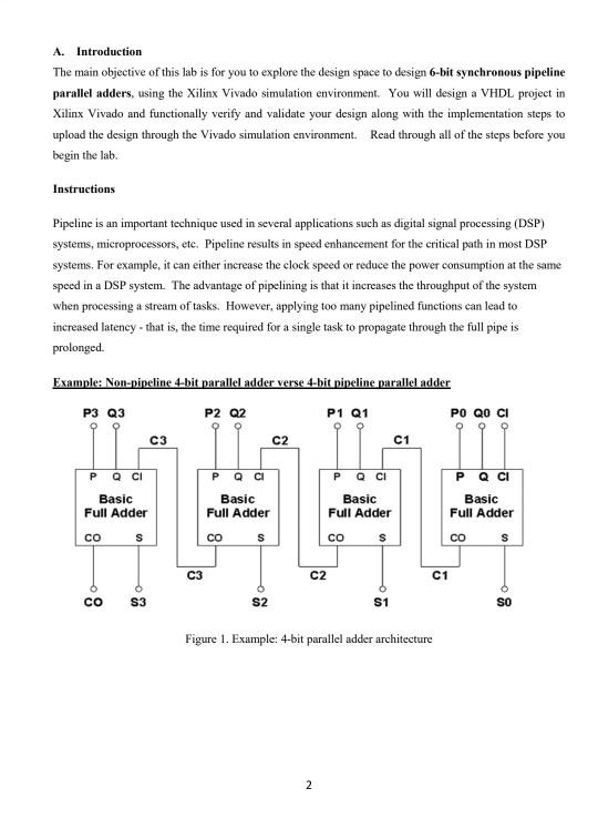A. Introduction The main objective of this lab is for | Chegg.com