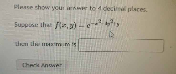 Solved Please show your answer to 4 ﻿decimal places.Suppose | Chegg.com