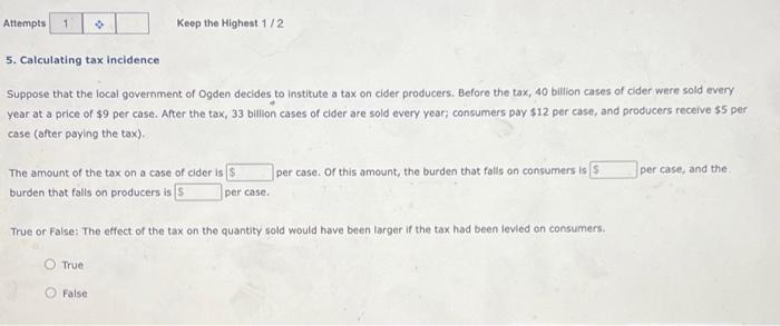 Solved Suppose that the local government of Ogden decides to | Chegg.com