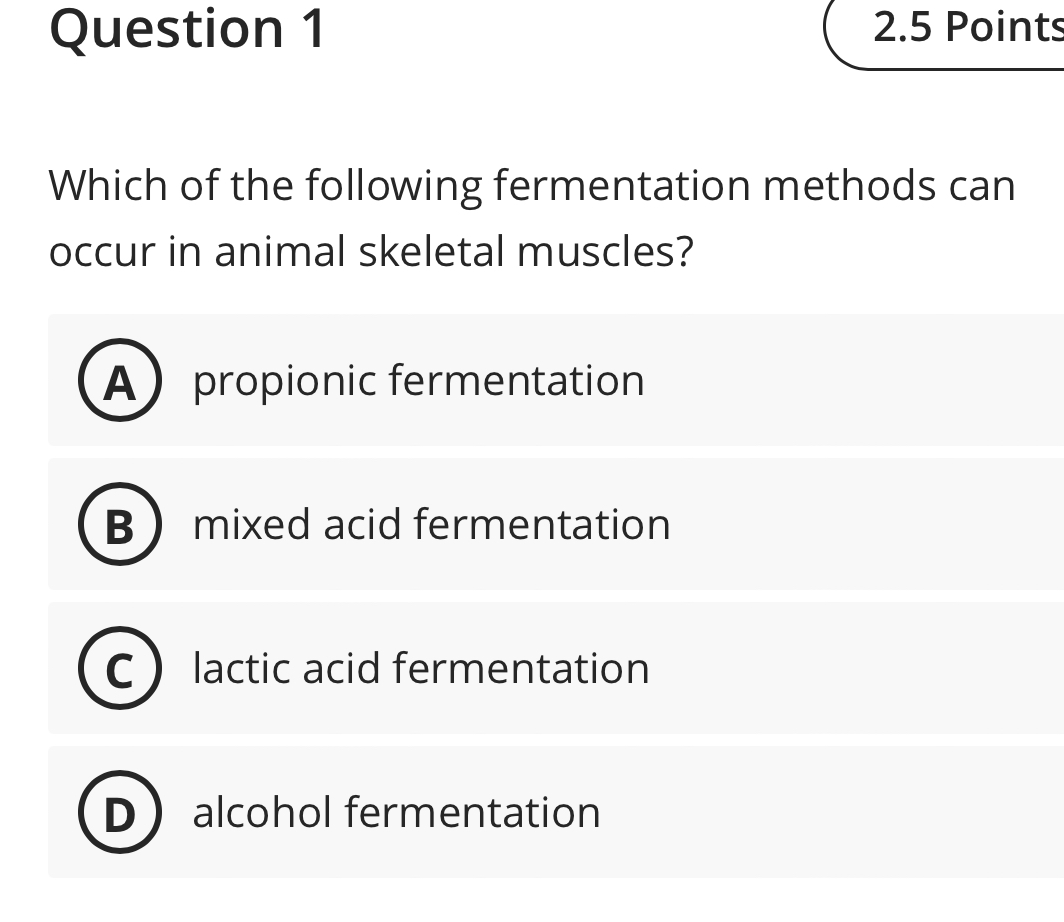 Solved Question 12.5 ﻿PointsWhich of the following | Chegg.com