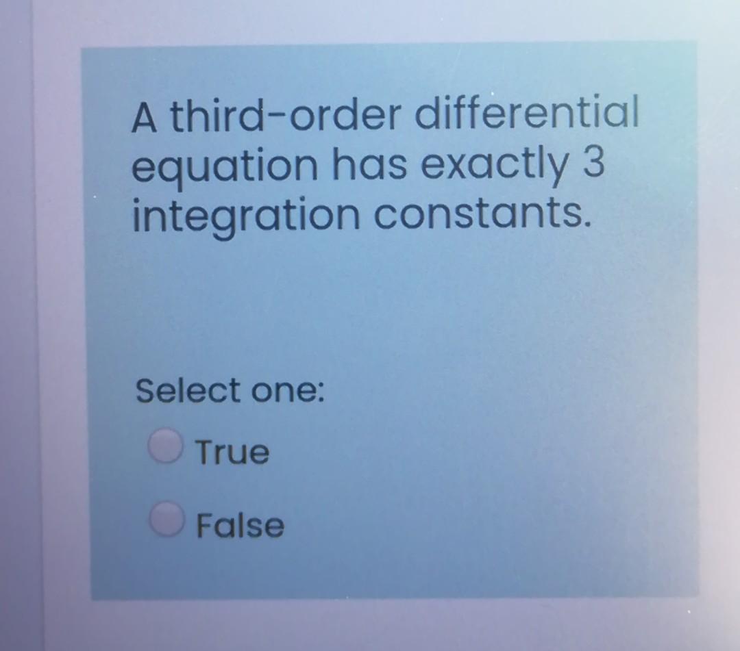 Solved A third-order differential equation has exactly 3 | Chegg.com