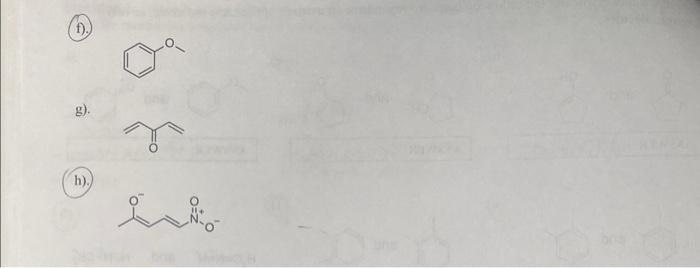 Solved Question 4. For each of the following molecules, draw | Chegg.com Solved Question 4. For each of the following molecules, draw | Chegg.com