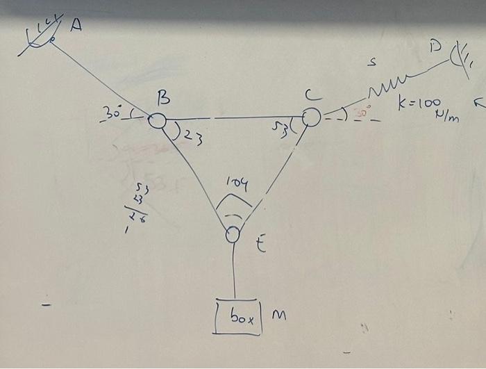 Solved can you draw free body diagram and find all other | Chegg.com